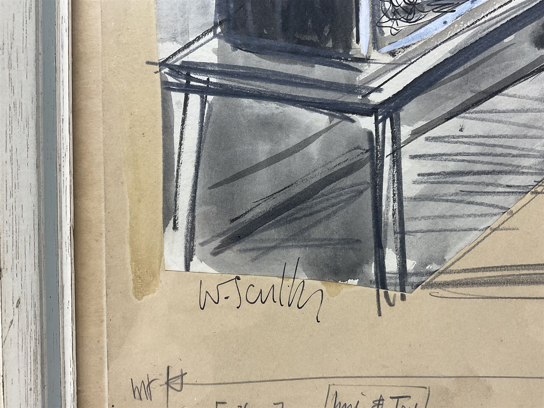 William Scully (British 1917-2002): 'Oh Dear! Nothing can save her now ...