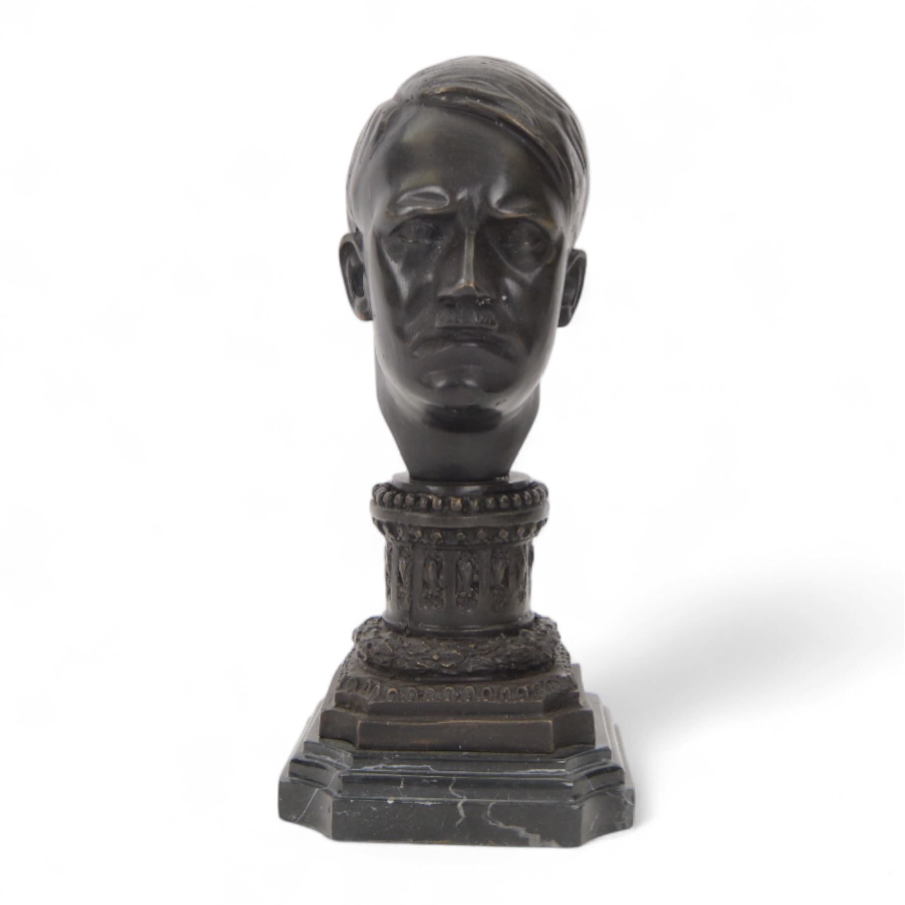 Bronzed Adolf Hitler bust | Militaria | 147900