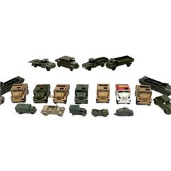 Various Makers - twenty-nine unboxed and playworn die-cast military ...