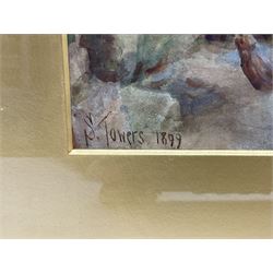 Samuel Towers (British 1862-1943): 'Village near Glare Conway ...