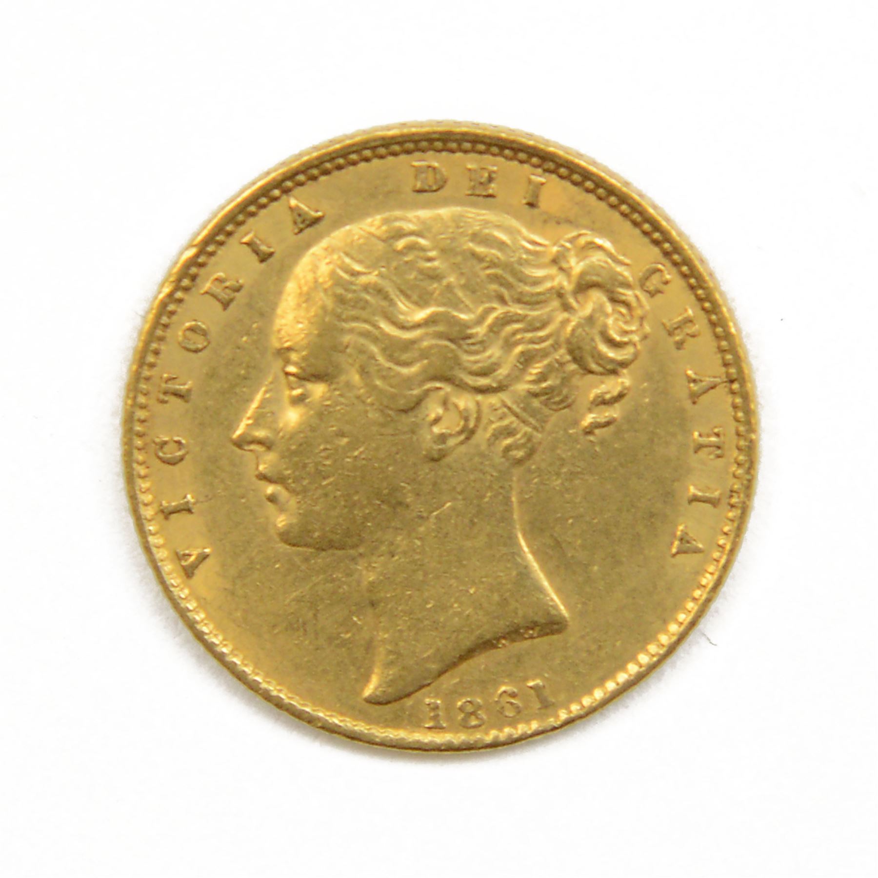 Queen Victoria 1861 gold full sovereign coin | Coins, Tokens ...