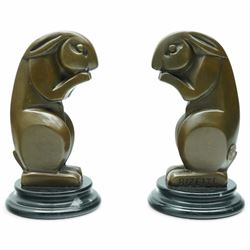 Pair of bronze figures - Antiques & Decorative Objects