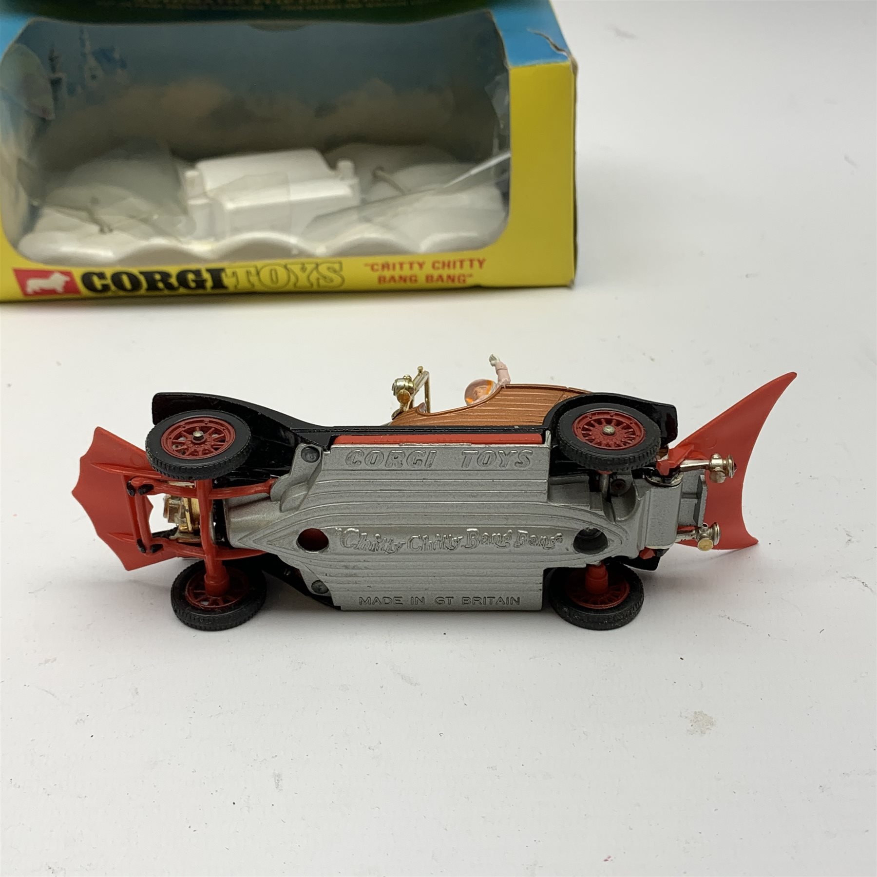 Corgi - Chitty Chitty Bang Bang No.266, in window box with three ...