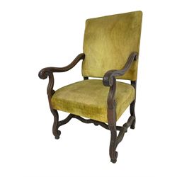 Early 20th century Carolean design mahogany framed thro - 30/09/2023