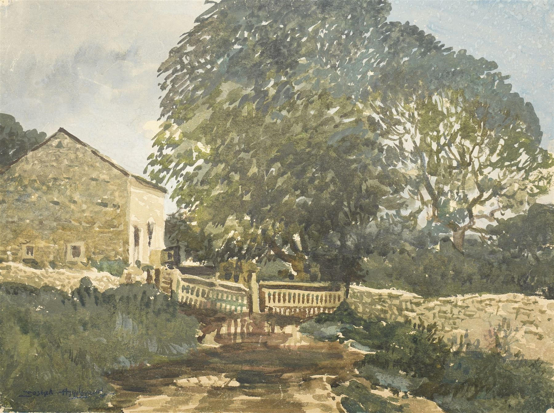Joseph Appleyard (Yorkshire 1908-1960): The Farmhouse | Paintings ...