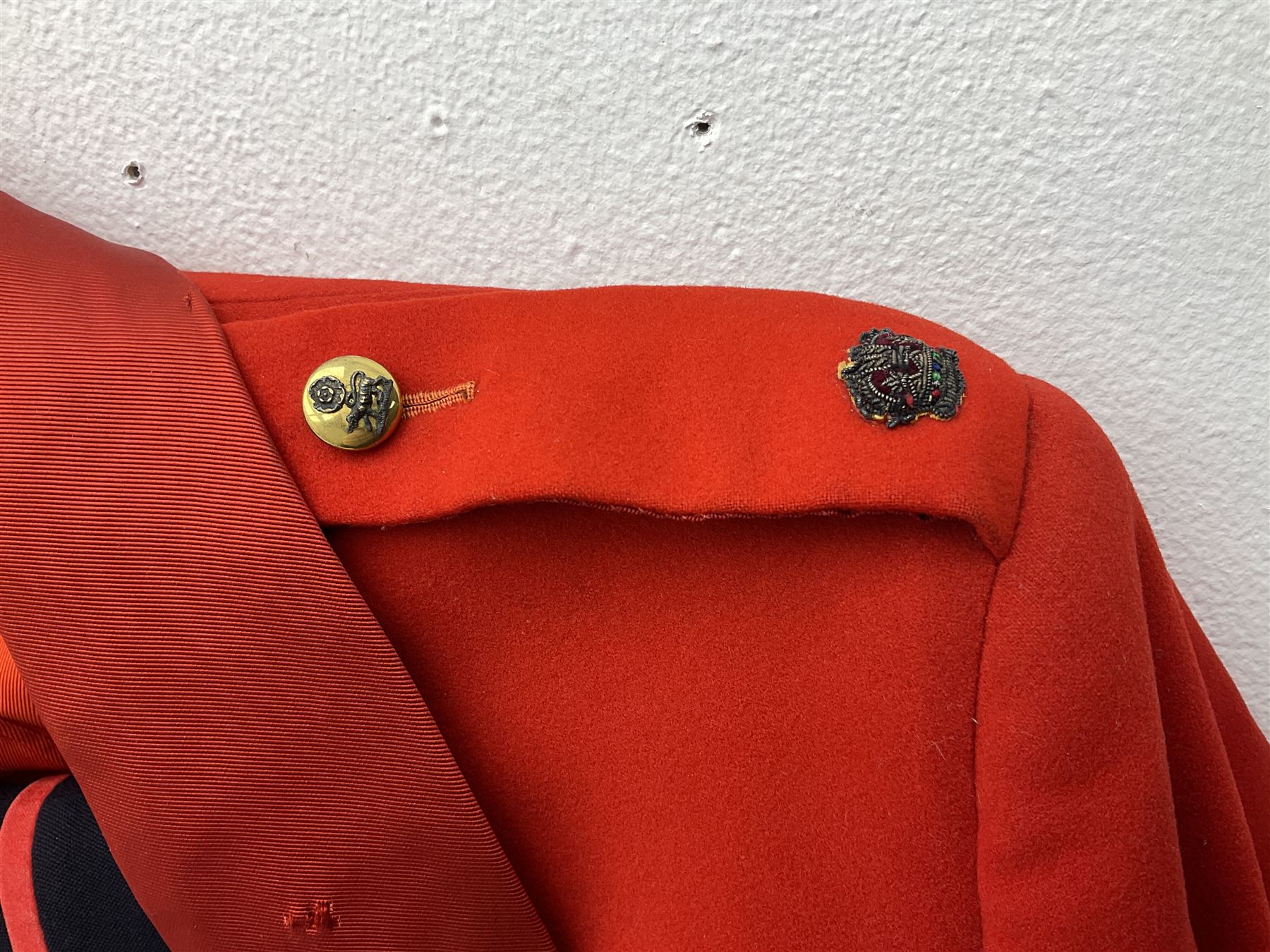 York and Lancaster Regimental mess uniform of jacket and trousers ...