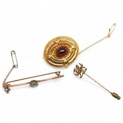 Victorian gold garnet brooch | Jewellery | 139892
