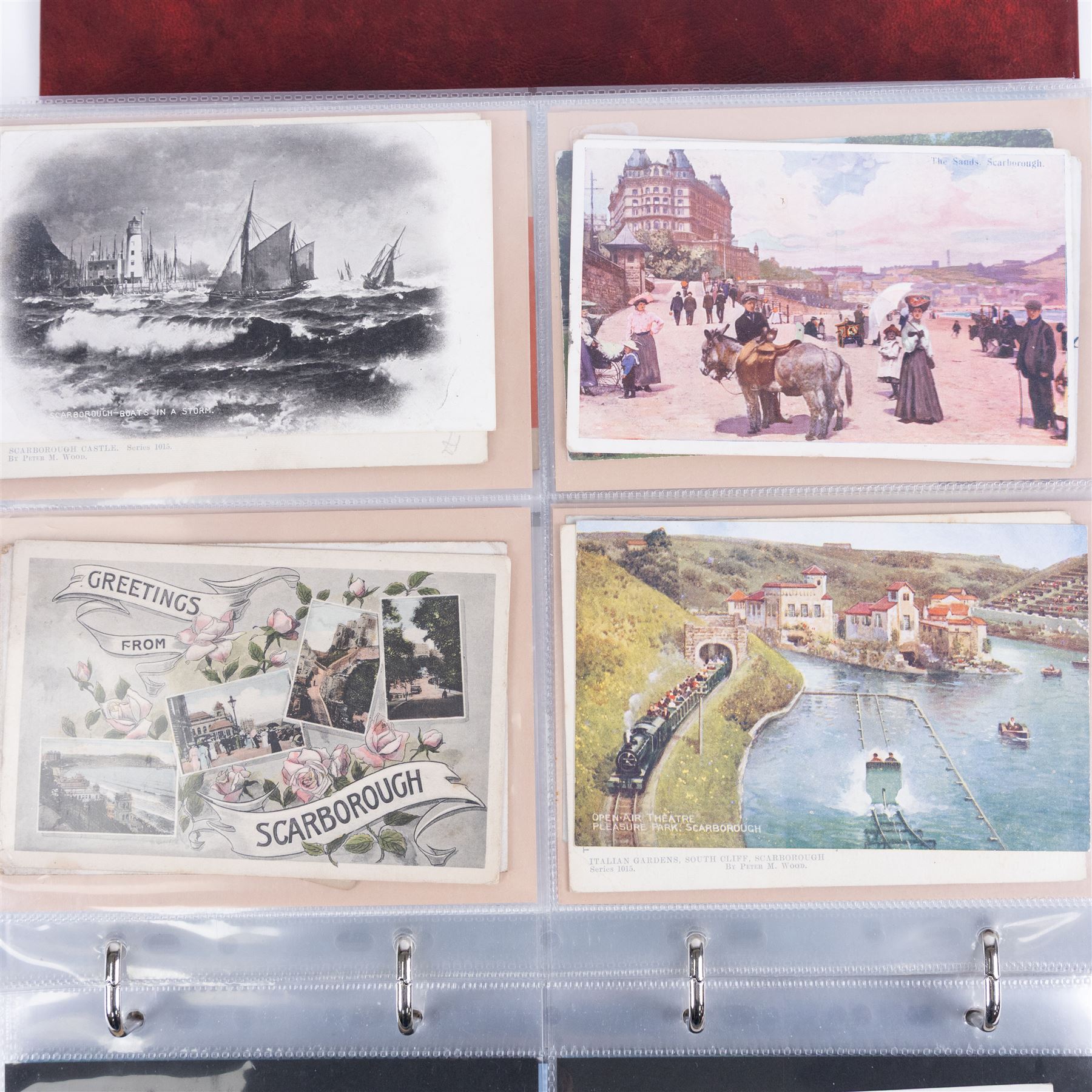 Four-hundred and fourteen early to mid 20th century Whitby (116) and Scarborough (264) view ...