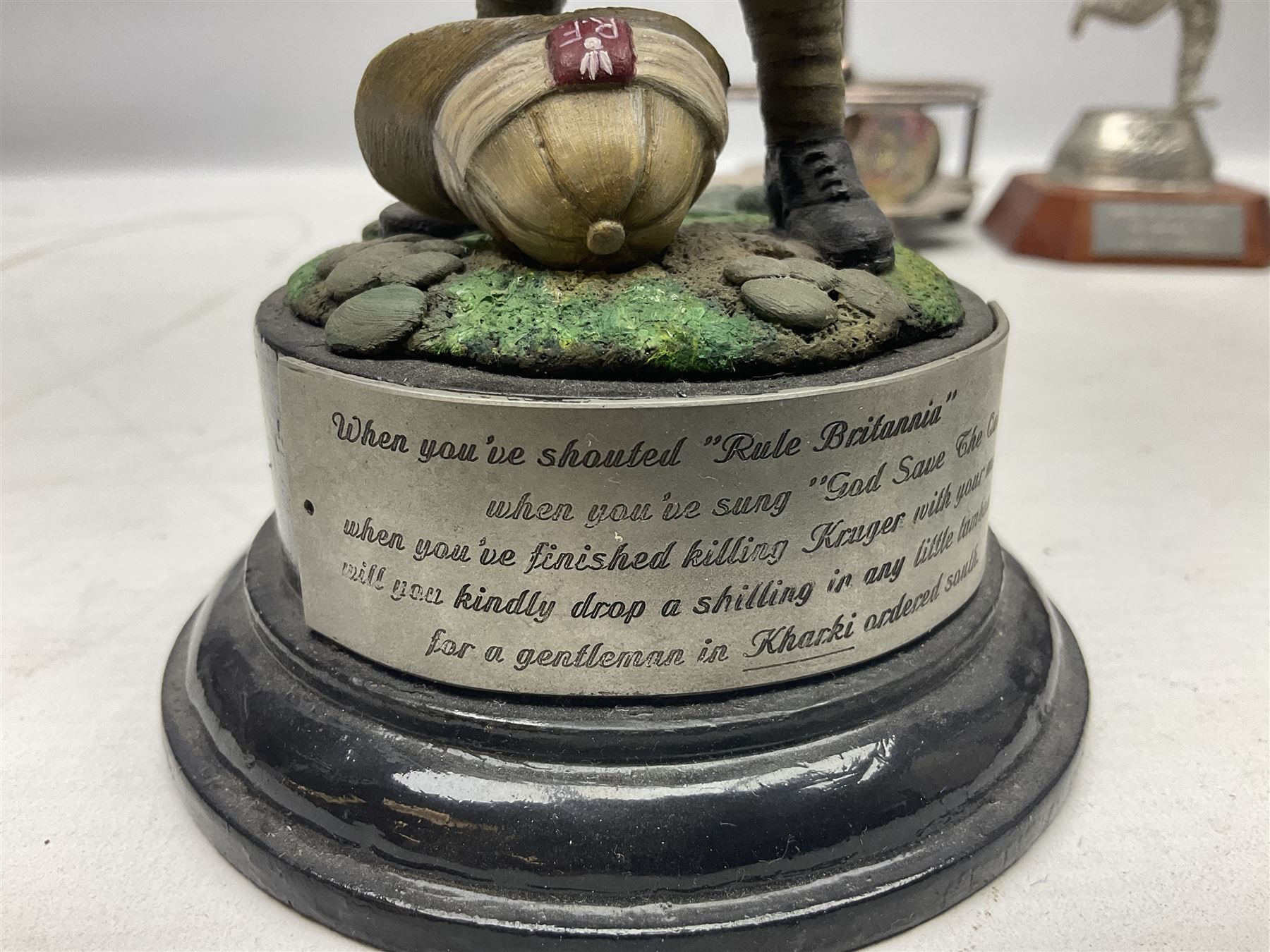 Walker & Hall silver plated RAF mess cruet frame H16 | Militaria | 64794