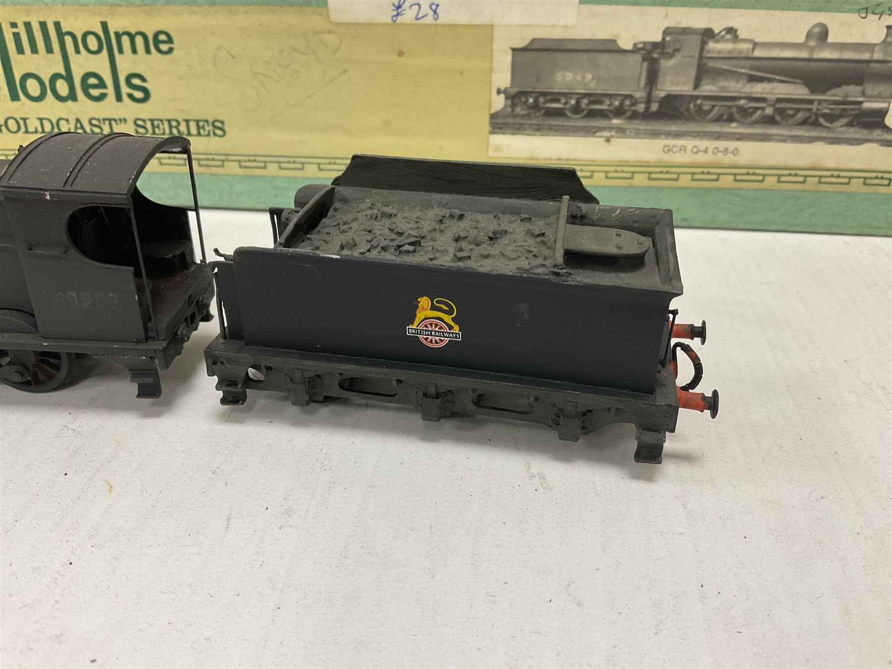 ‘00’ gauge - two kit built steam locomotives comprising GCR Class Q4 0 ...