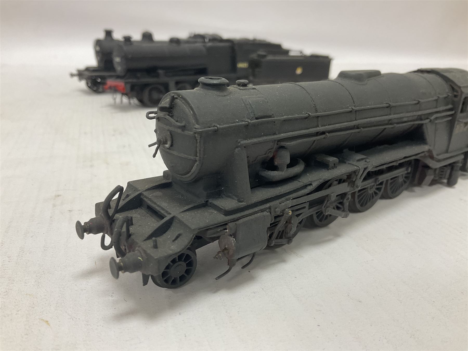 ‘00’ gauge - three kit built steam locomotive and tenders comprising ...