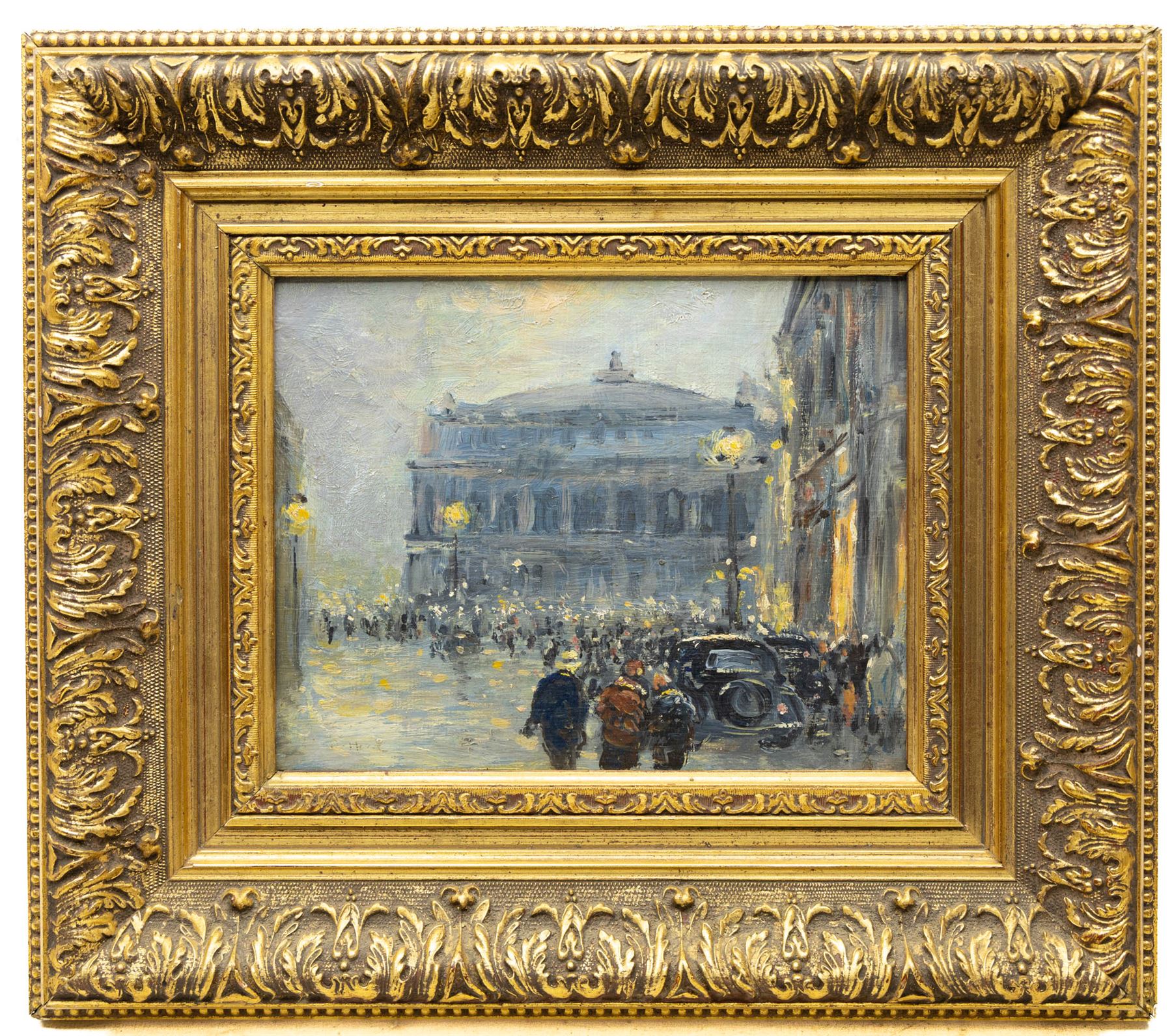 Jules Rene Herve (French 1887-1981): Avenue de l'Opera - Paris ...