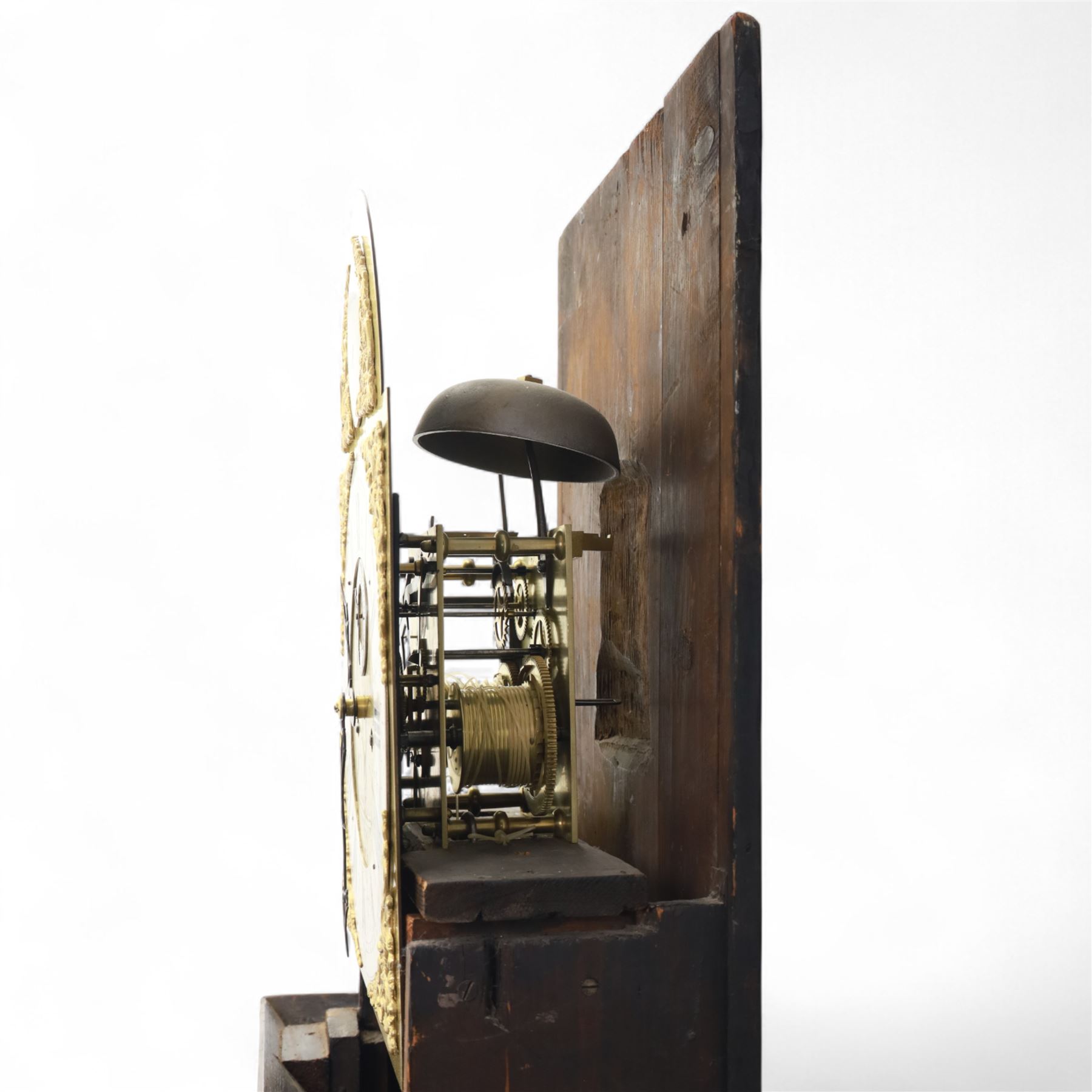 19th century-Unsigned 8-day oak and mahogany longcase clock | Clocks ...
