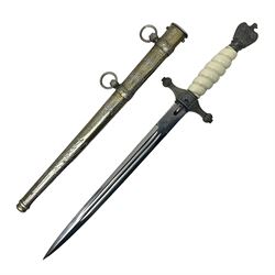 WW2 German Kriegsmarine officer's dress dagger by Alcosa Solingen with ...