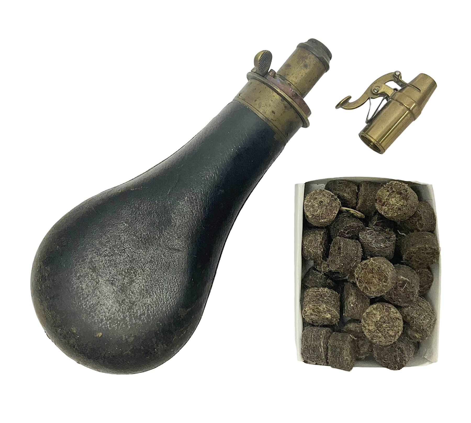 19th century James Dixon & Sons Sheffield leather cover | Militaria | 90703