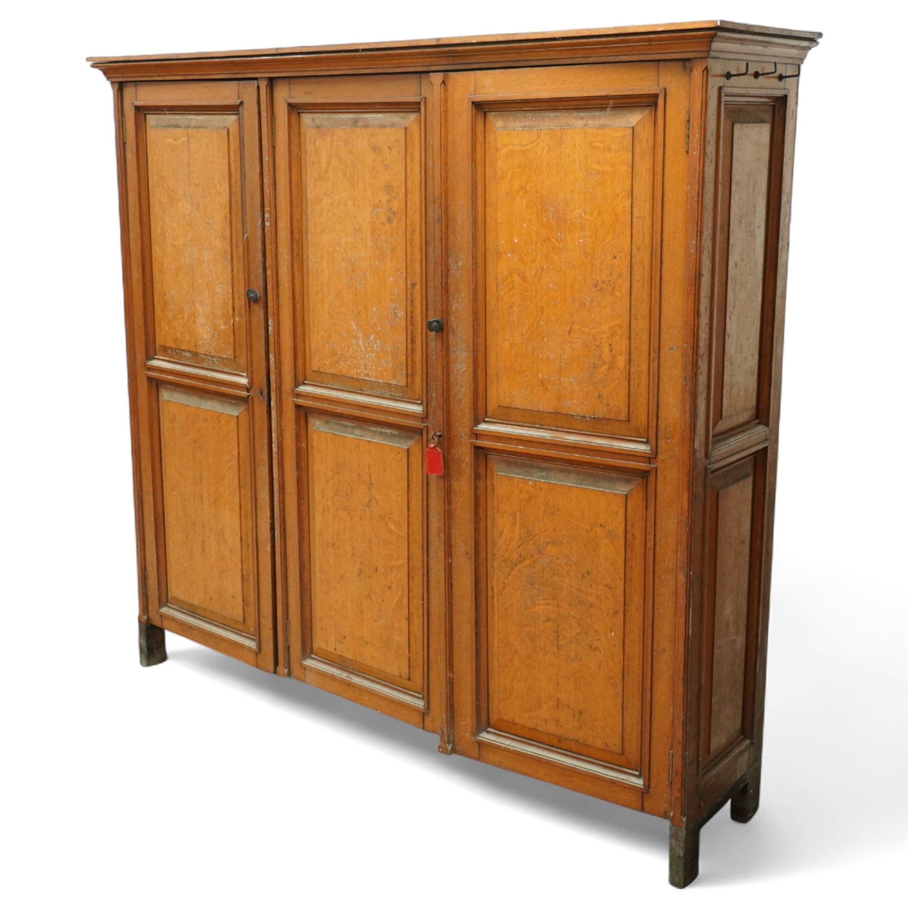 * 19th-century continental oak triple wardrobe | Antique & Revival ...