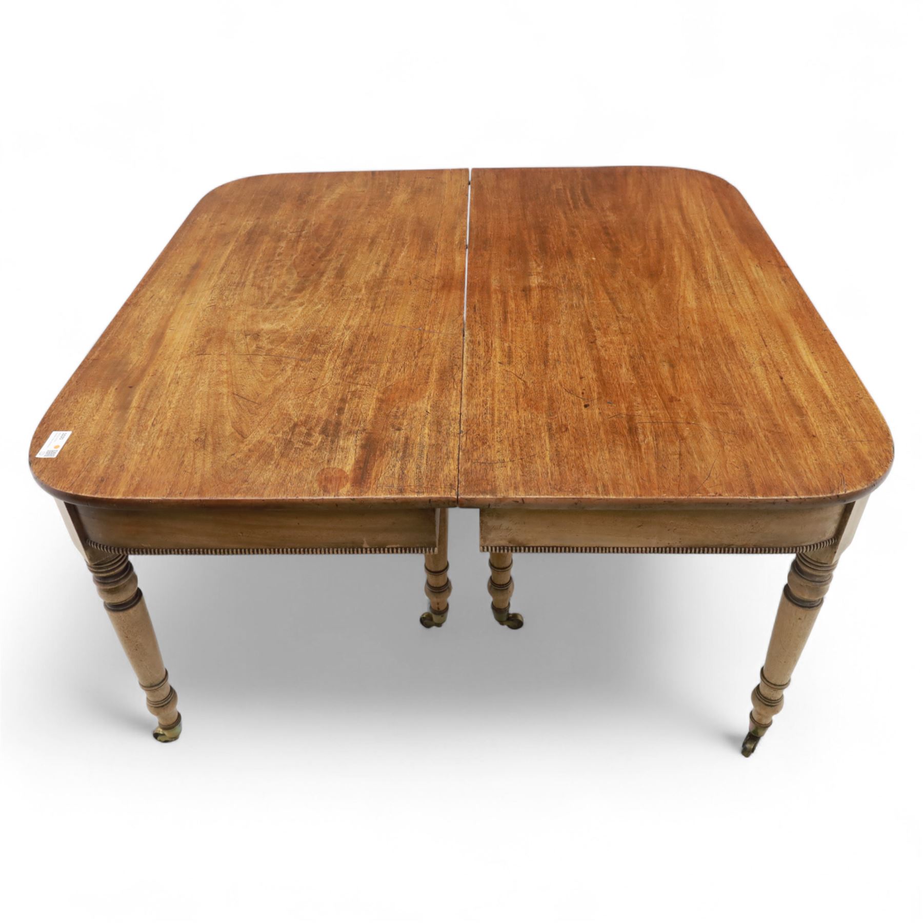 Mid 19th century Georgian style mahogany D-end dining table | Antique ...