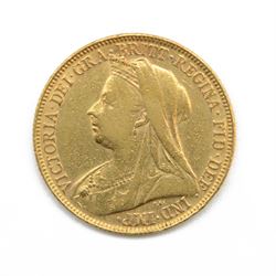 Queen Victoria 1899 gold full sovereign coin | Coins, Tokens ...