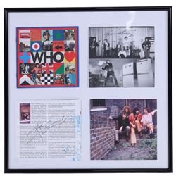 The WHO 'Detour' framed album insert | Autographs, Entertainment ...