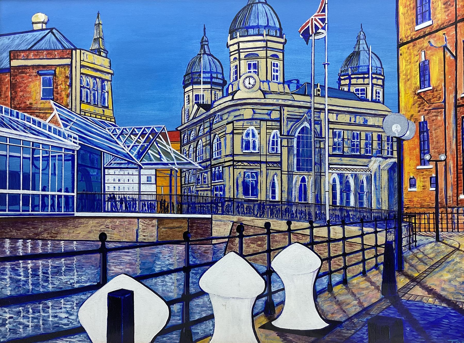 Tom Rayner (Scarborough 1948-2023): 'Princes Quay - Hull' | Paintings ...