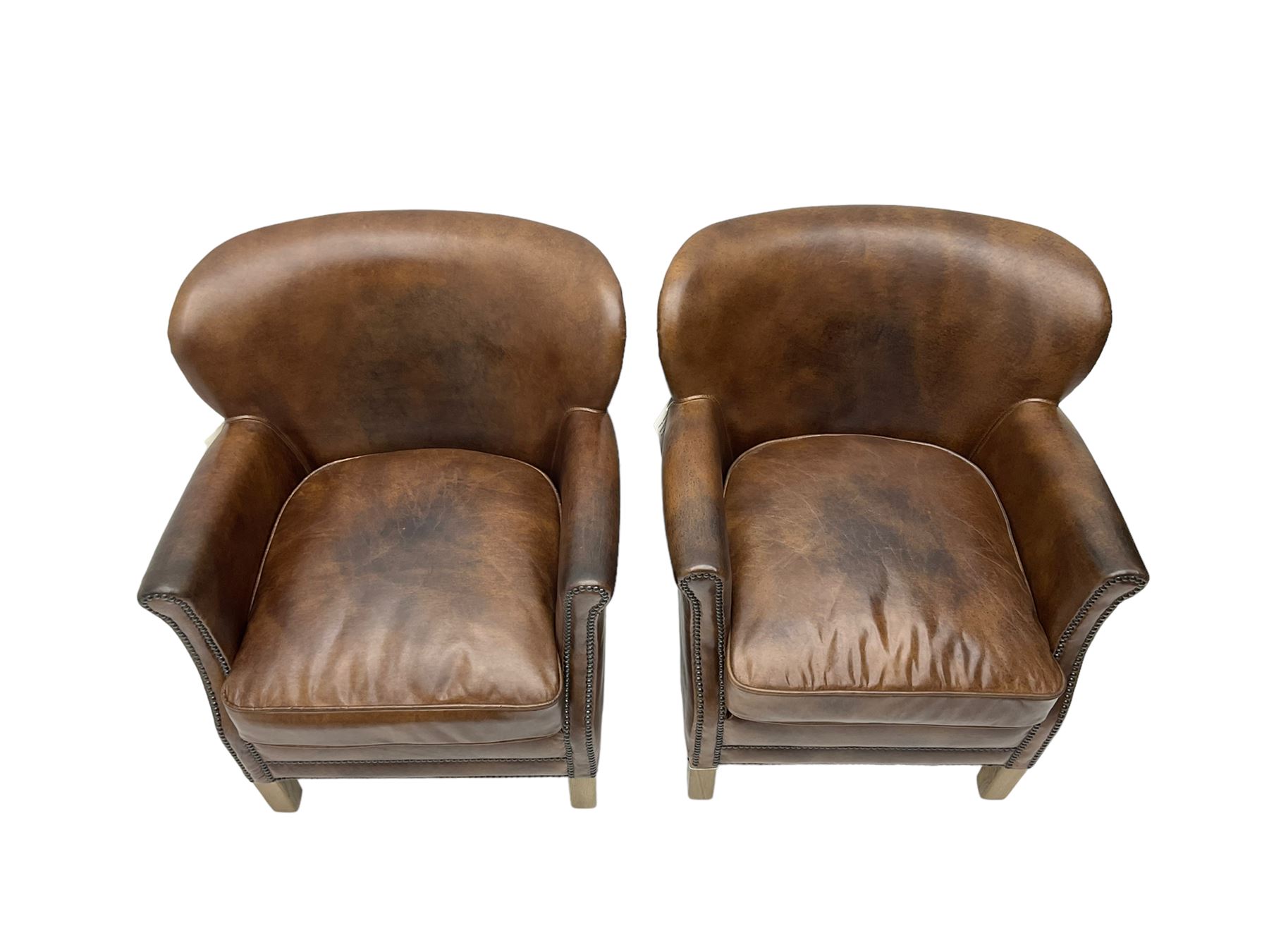 Halo pair Little Professor club armchairs The Furnishings Sale Furniture Interiors Clocks