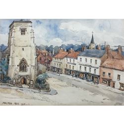 D Forsyth (British early 20th century): 'Malton' | Paintings, Drawings ...