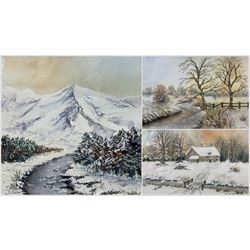 Blanche Carney (British 20th Century): Winter Scenes and 'The Cod Beck ...