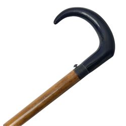 Late 19th/early 20th century 7mm walking stick gun with cane shrouded ...
