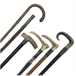 Six silver mounted walking sticks | Antiques, Collectables, Ceramics ...