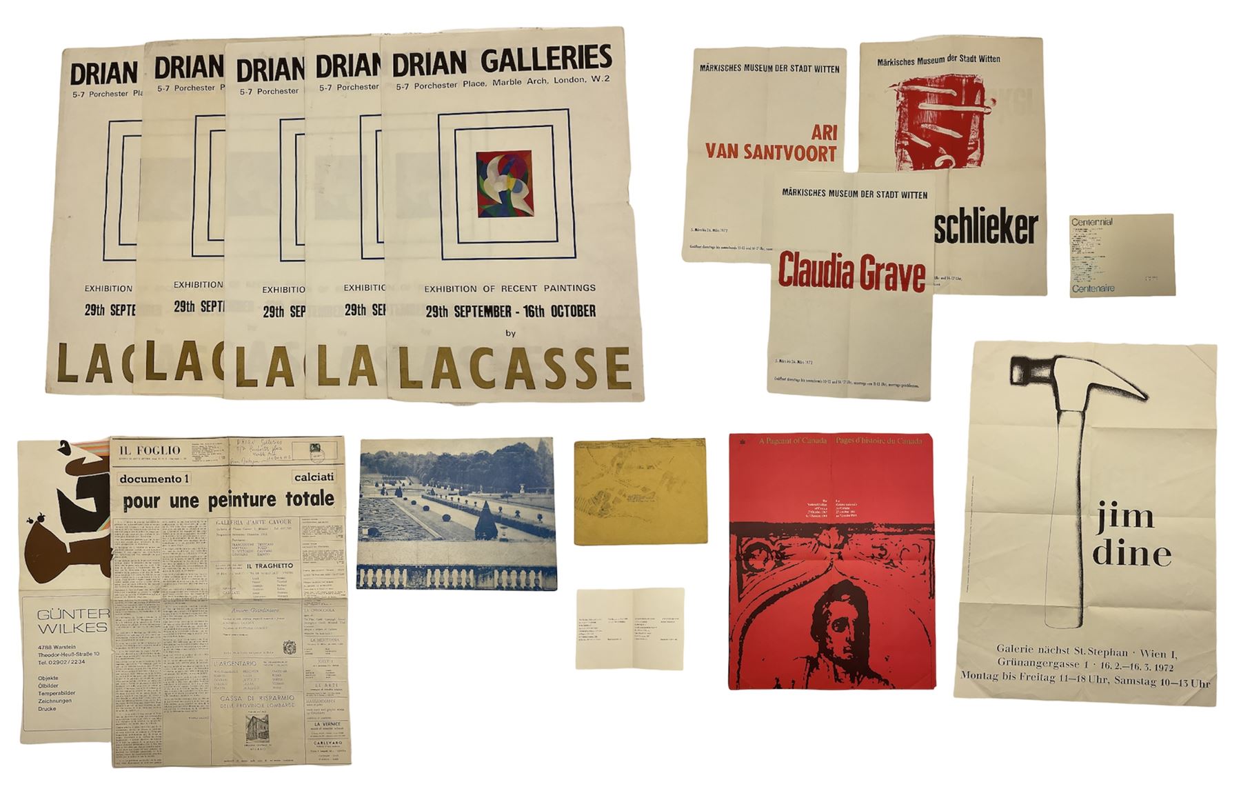 Five Drian gallery posters | Antiques, Collectables, Ceramics & Small ...