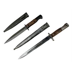 Portuguese Model 1948 sub-machine gun knife bayonet with 17 | Edged ...
