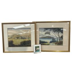 A Strong (British Contemporary): Firth of Clyde and Farmhouses ...