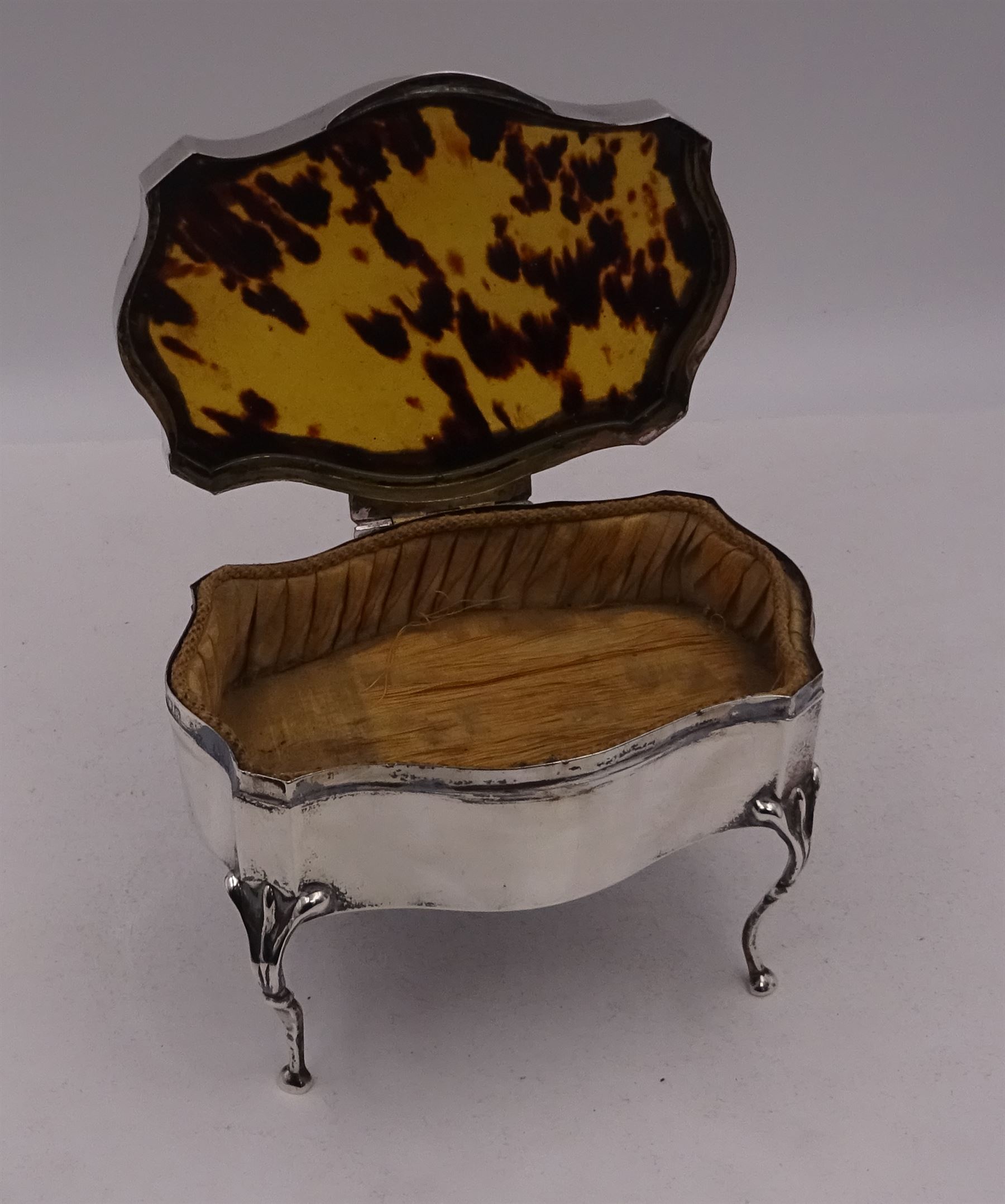 Early 20th century silver mounted jewellery casket | Silver | 93218