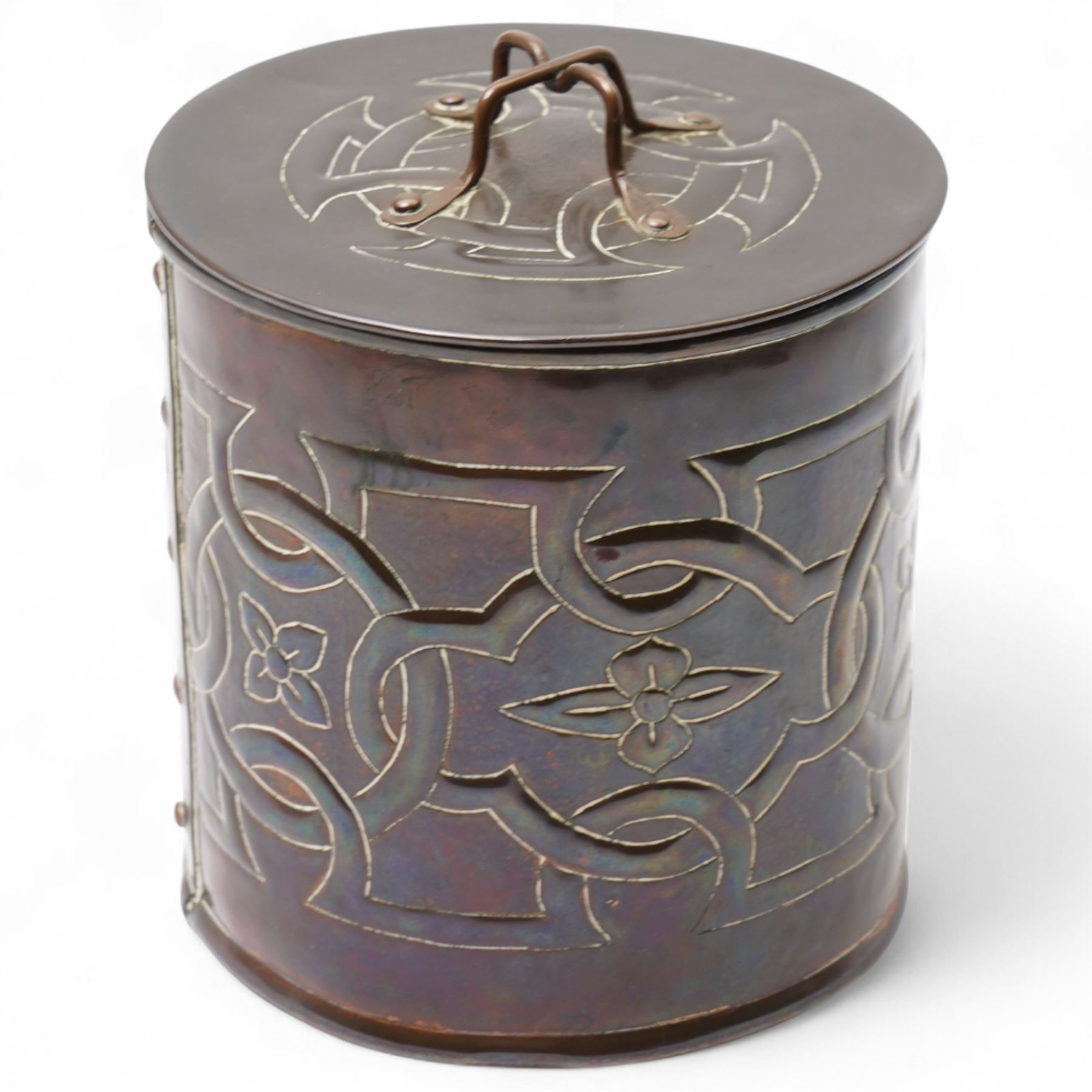 Copper Arts & Crafts period biscuit barrel | Wood, Metal & Other ...