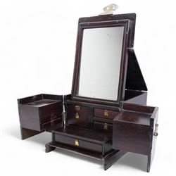 Chinese 19th century hardwood dressing table box - Antiques ...