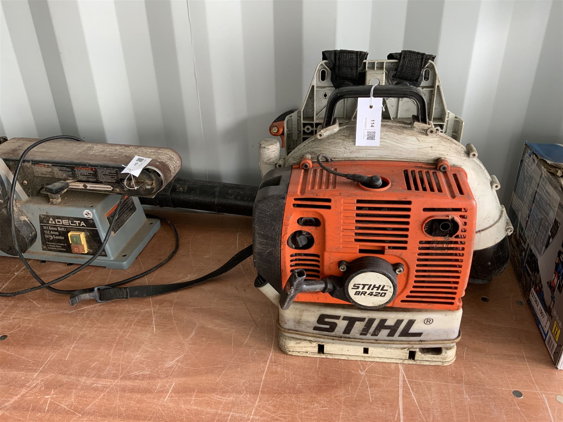 Stihl BR420 backpack petrol leaf blower THIS LOT IS TO BE COLLECTED BY APPOINTMENT FROM DUGGLEBY STORAGE Gardenwares Tools Assets Electricals Vehicles