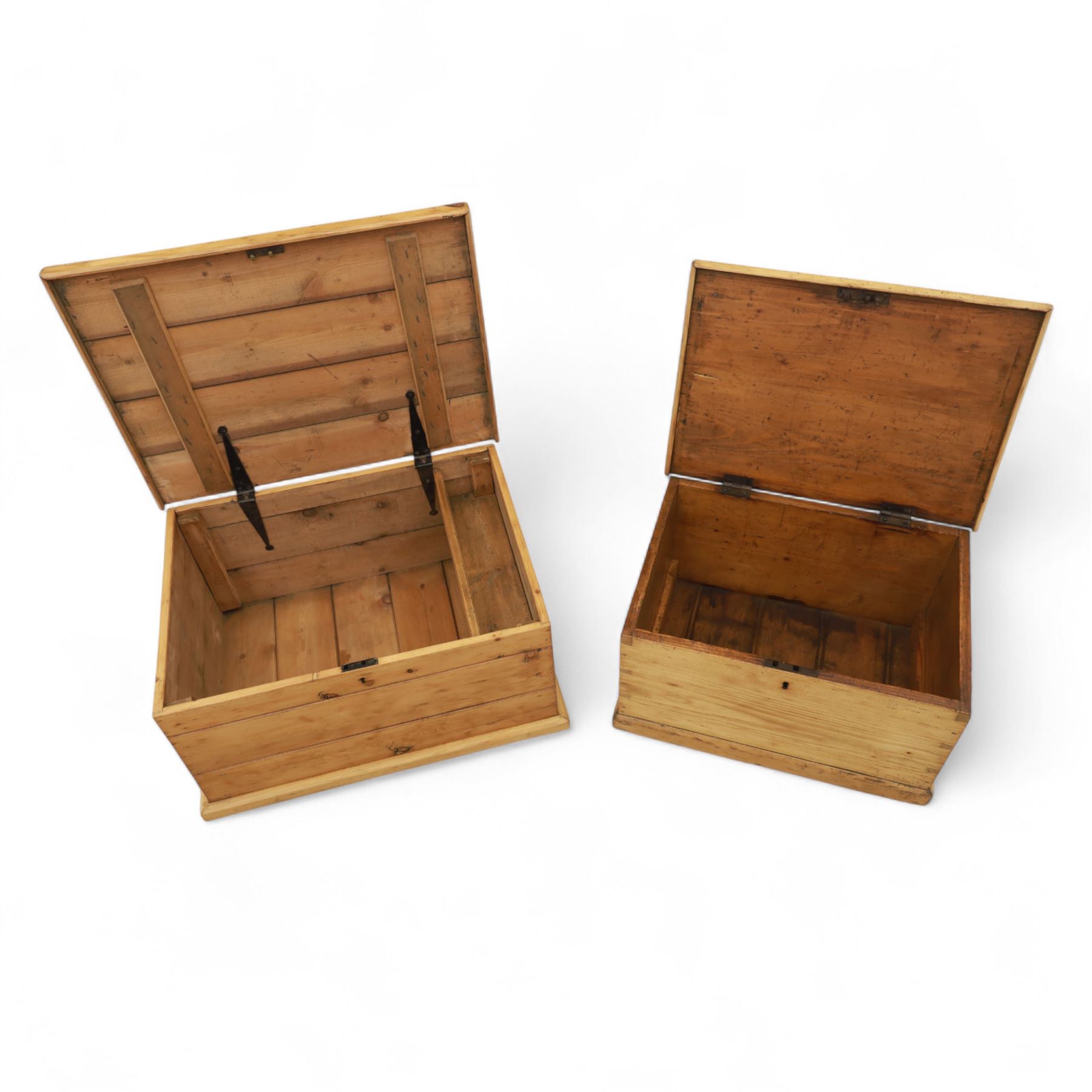 Pair of stripped pine chests | Modern Furniture | 157932