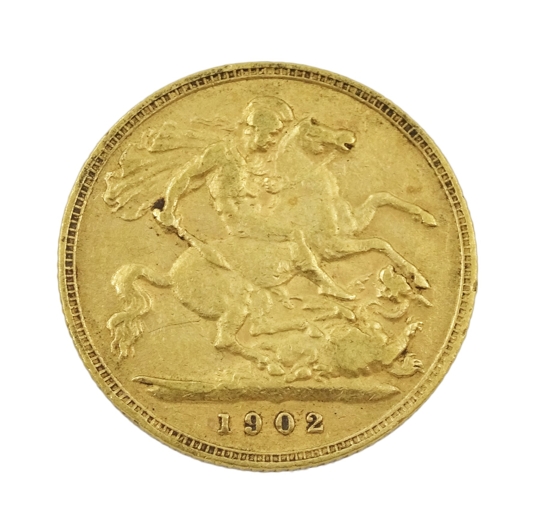 King Edward VII 1902 gold half sovereign coin - Jewellery, Watches ...