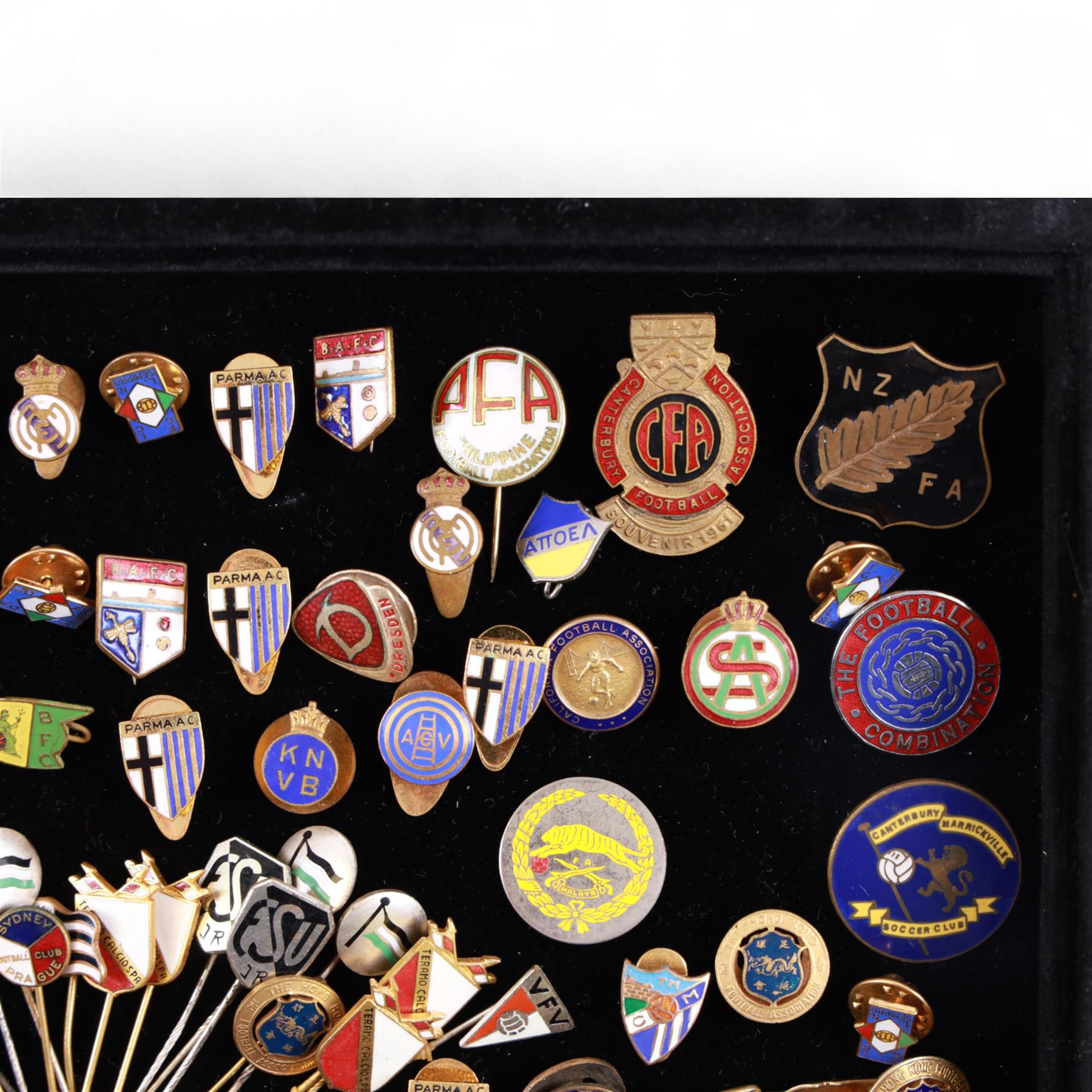 Football Association and other enamel team badges and pins | Autographs ...