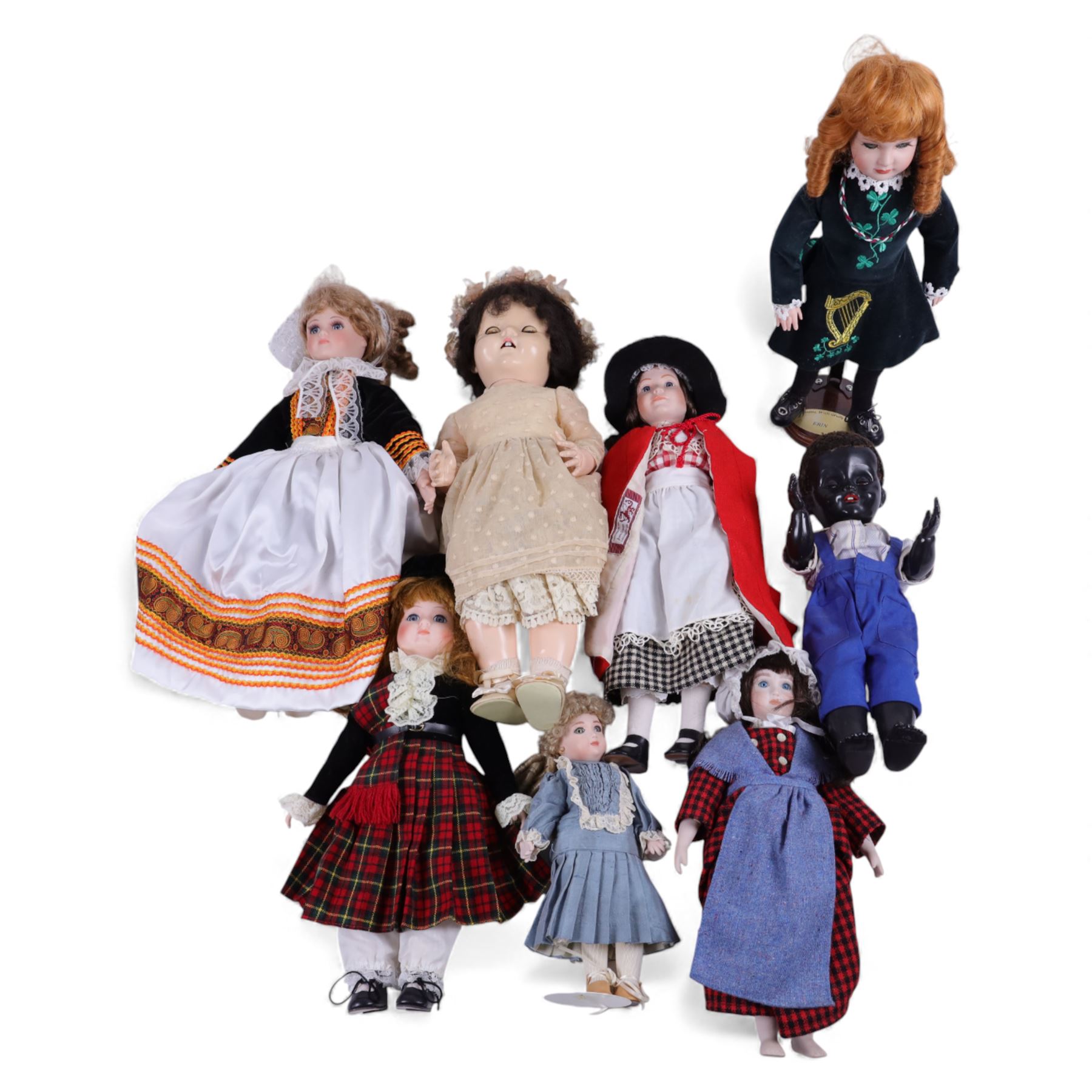Two Pedigree baby dolls and a collection of regional po | Toys & Models ...