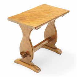 Squirrelman - oak side table | Mouseman & Yorkshire Oak | 130280