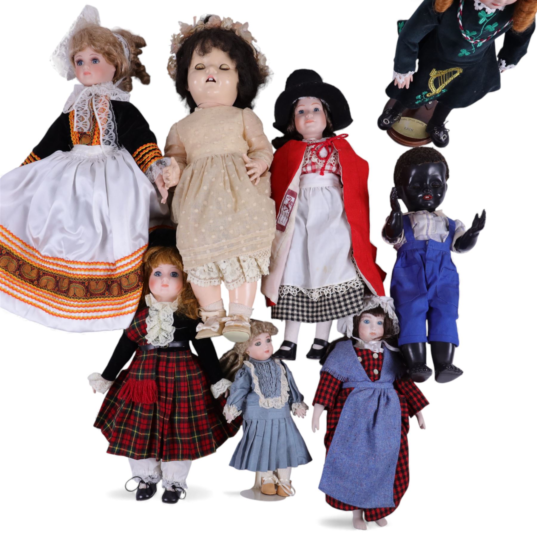 Two Pedigree baby dolls and a collection of regional po | Toys & Models ...