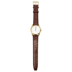Jason gentleman's stainless steel and gold-plated manual wind ...