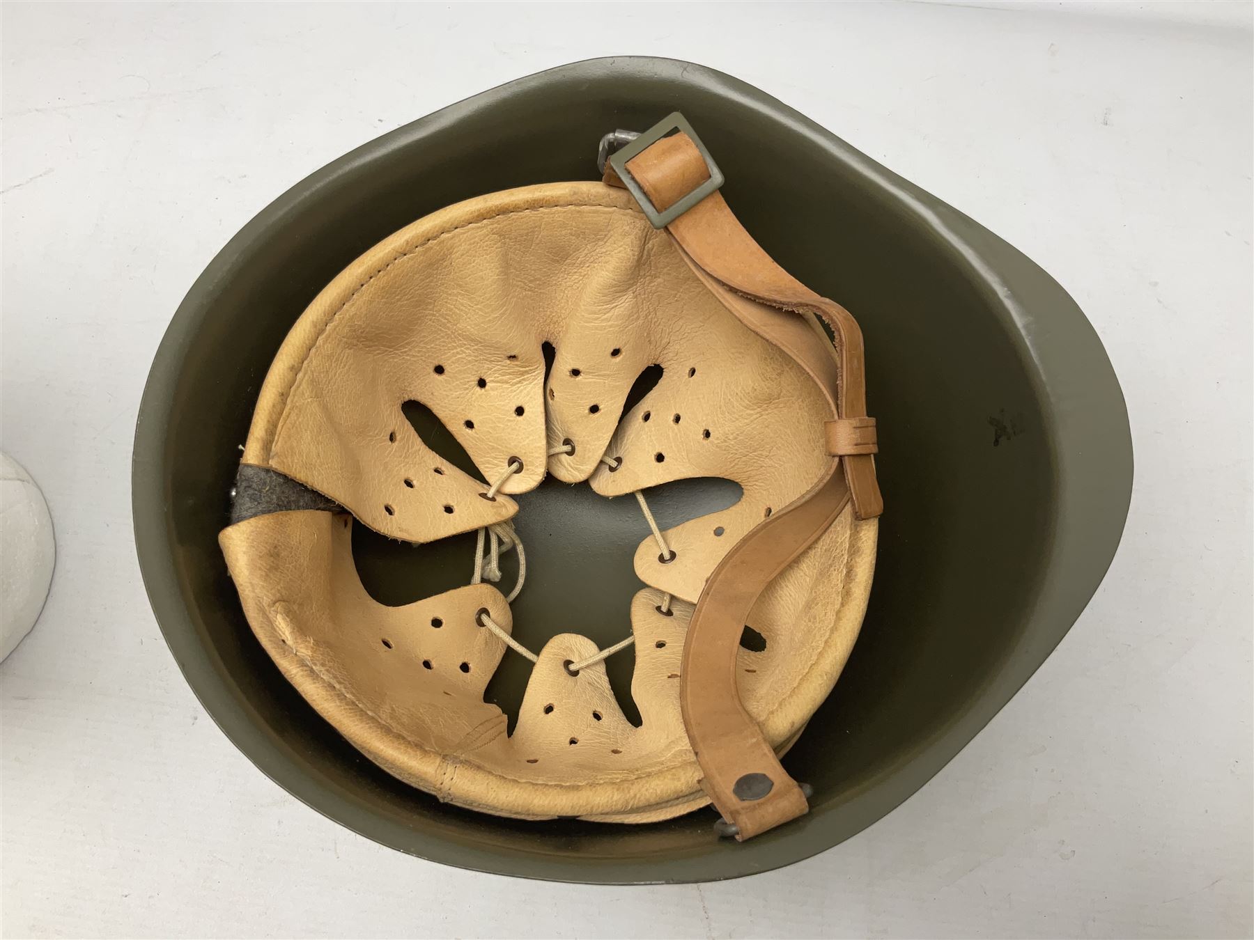 Two 1960s East Block Soviet style helmets - Czechoslova | Militaria | 66685